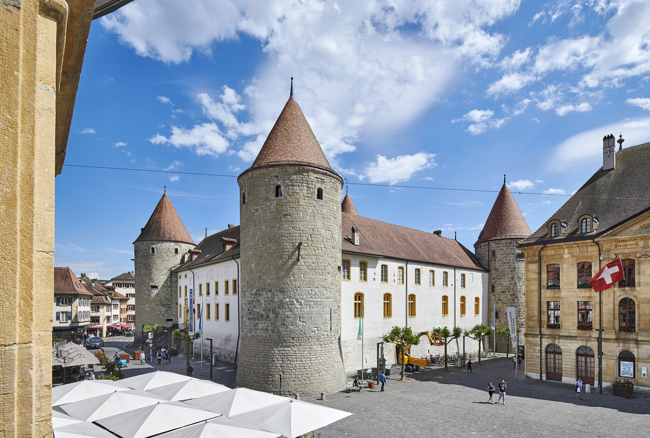 Le Château d'Yverdon-les-Bains, un projet de graf + rouault | architectes